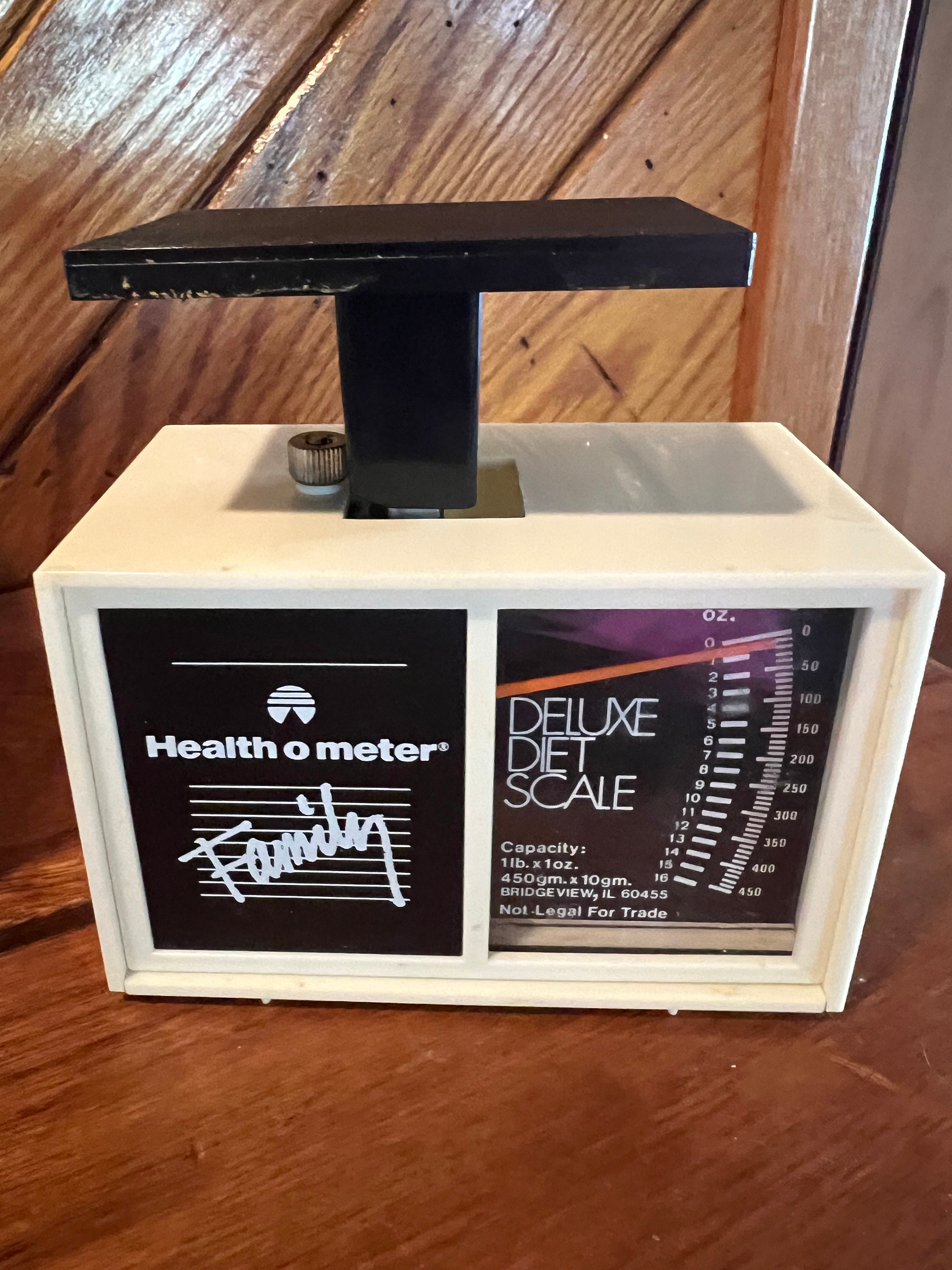 Vintage Dieter's Scale DELUXE DIET SCALE 1lb Health-o-meter 3120 3-pc ...