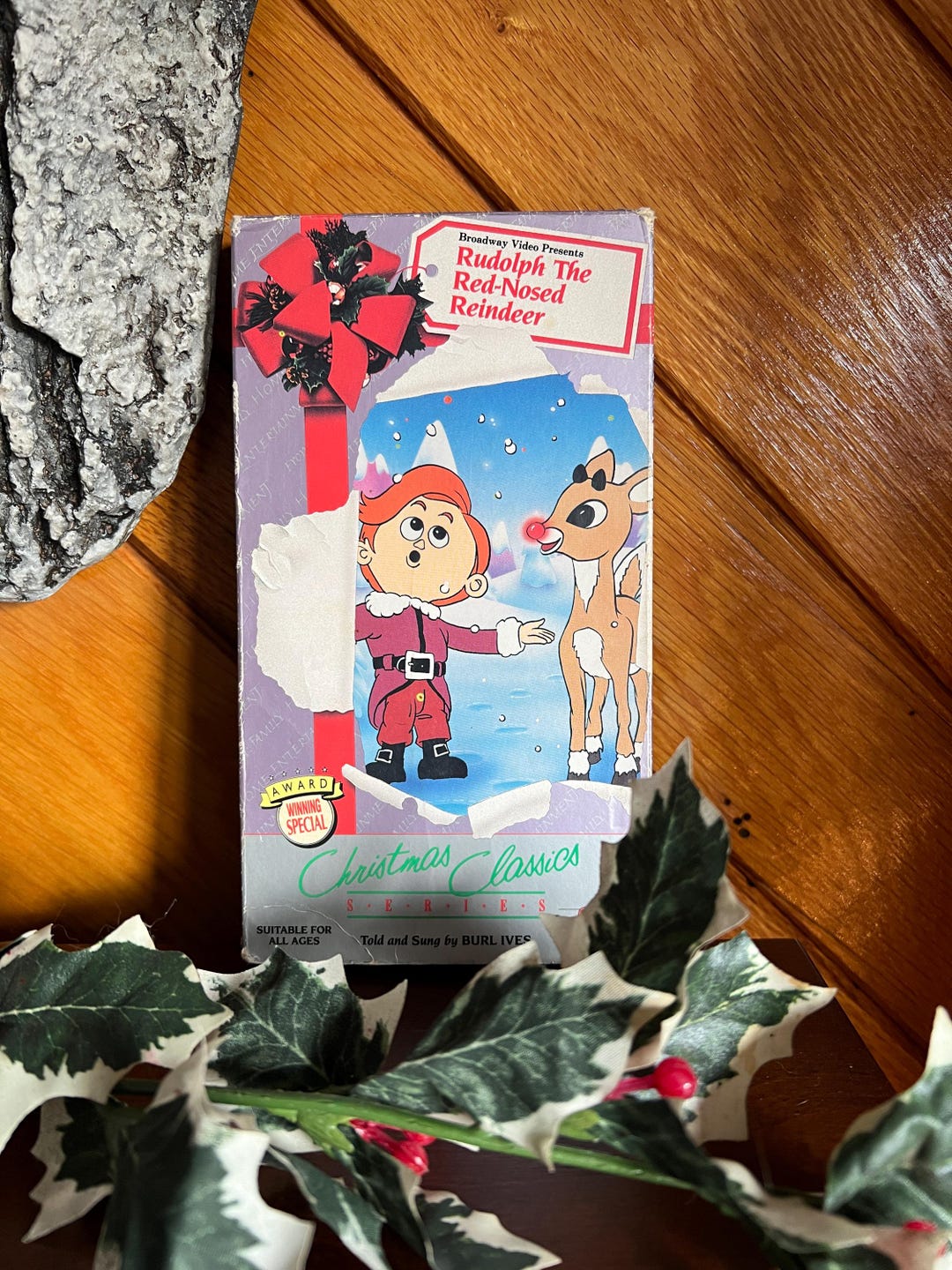 Vintage VHS Rudolph the Red Nosed Reindeer Christmas Tape 1989 TESTED ...