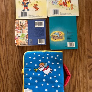 Vintage Children's Board Books Lot of 5 Prayers Christmas Thanksgiving ...