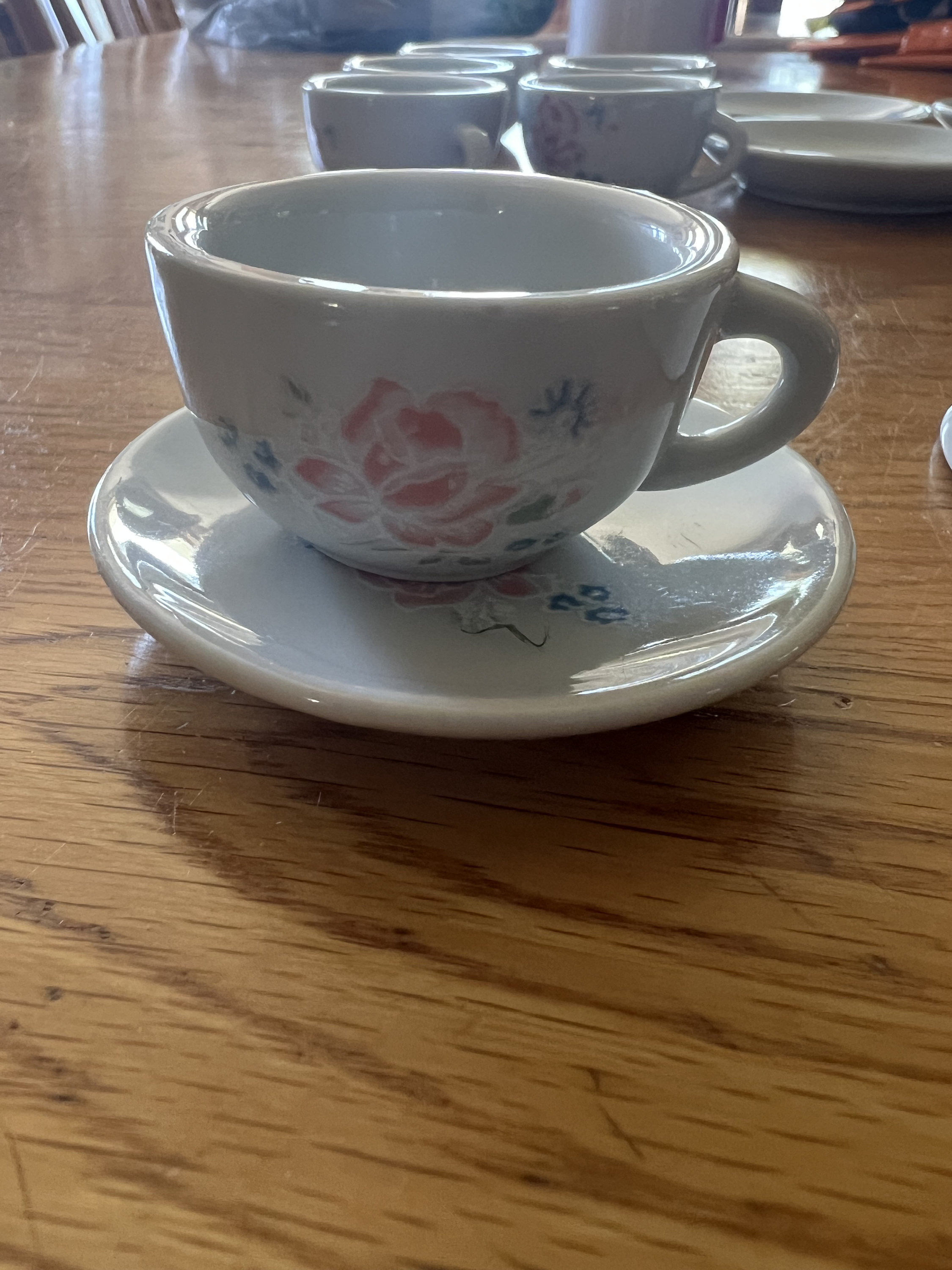 Vintage Child's Tea Set Porcelain Set 15 Pieces Not a - Etsy