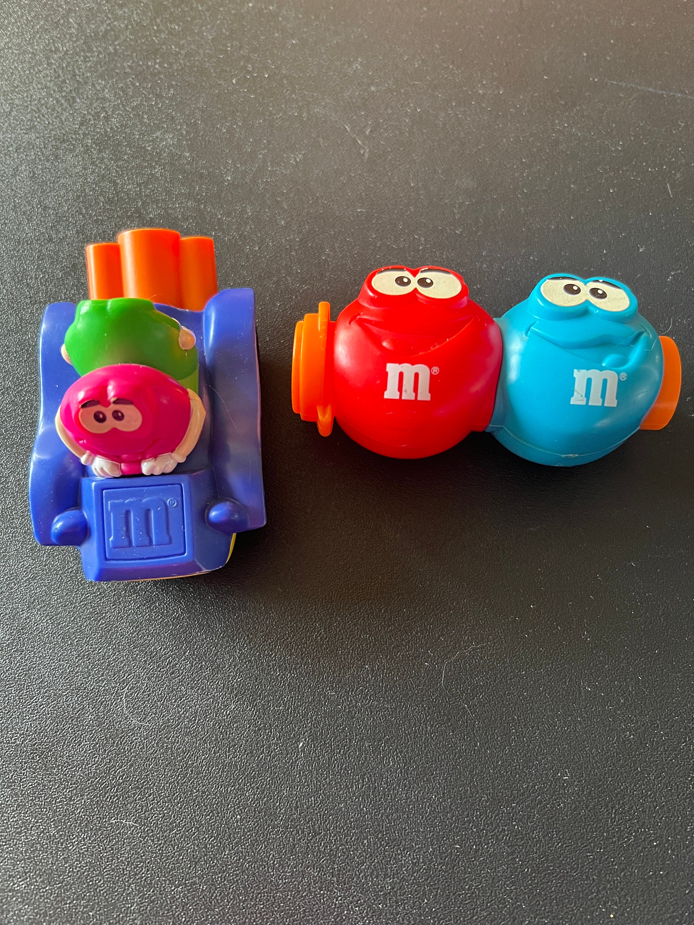 1997 Vintage Burger King M&M Minis Giggle Stick and Car Collectible ...