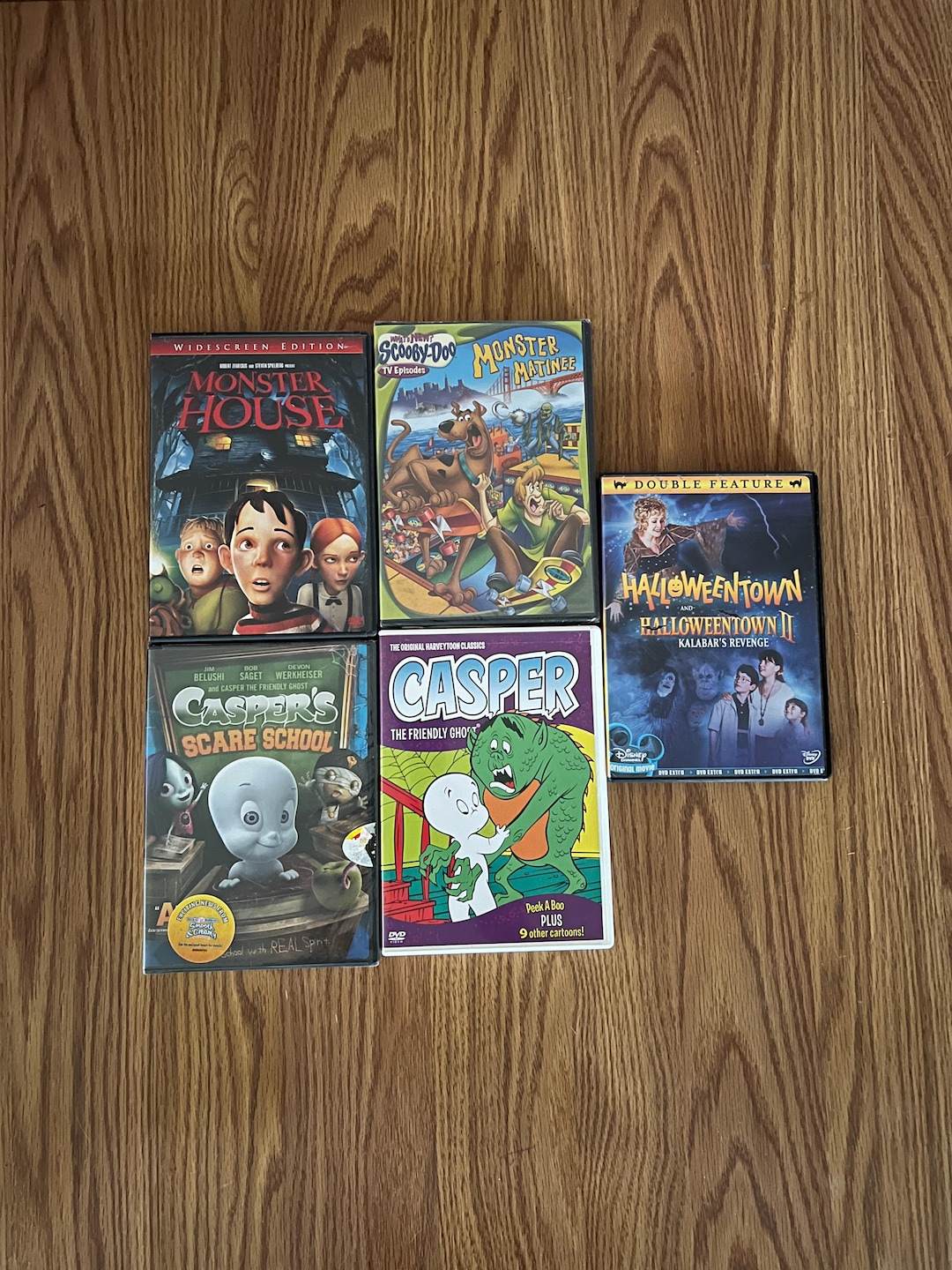 Halloween Children's Dvds Cartoons Movies Lot of 5 Casper Scooby Doo - Etsy