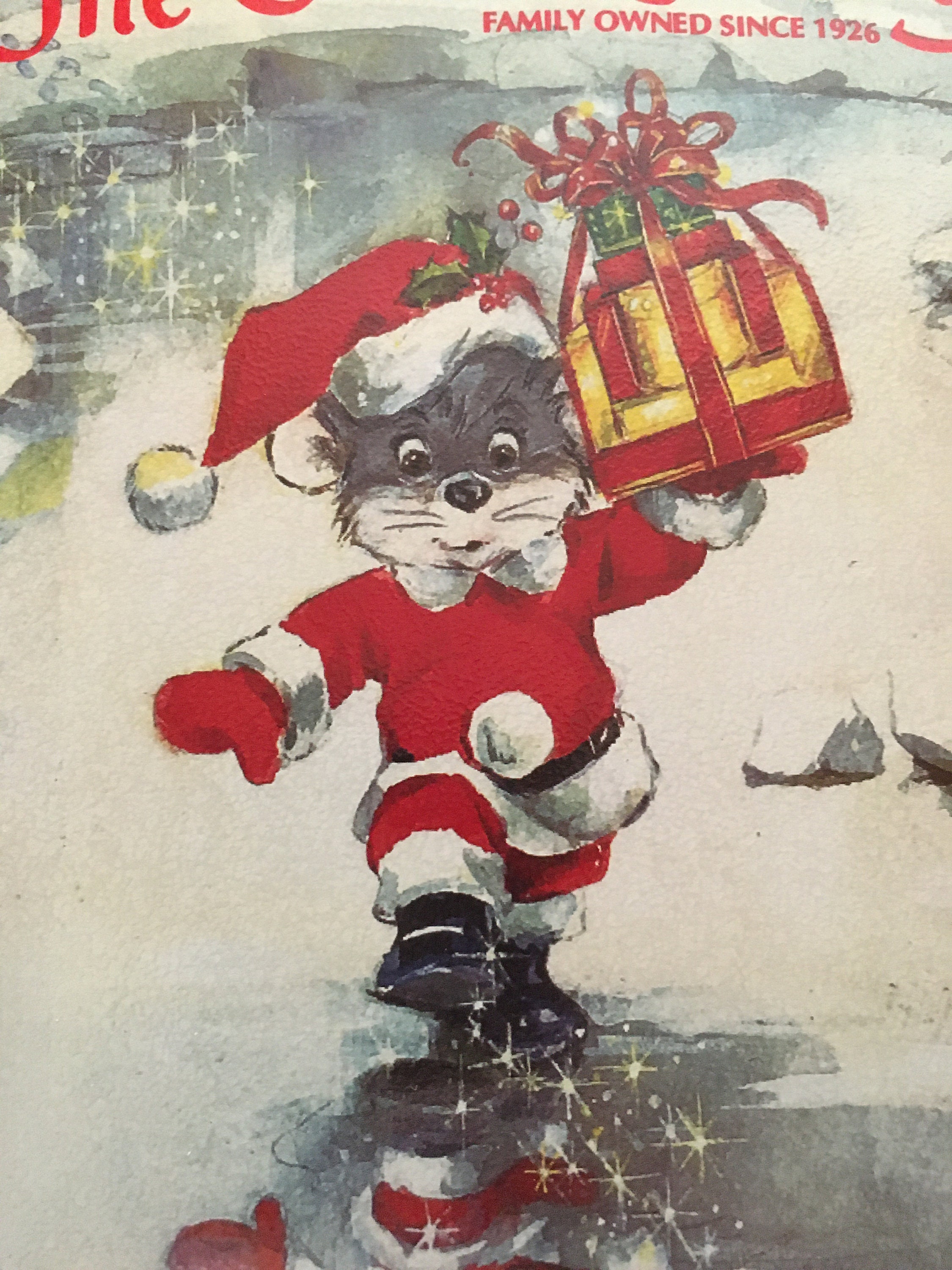 The Swiss Colony Christmas Mouse Tin From the Swiss Colony 8x6 Empty ...