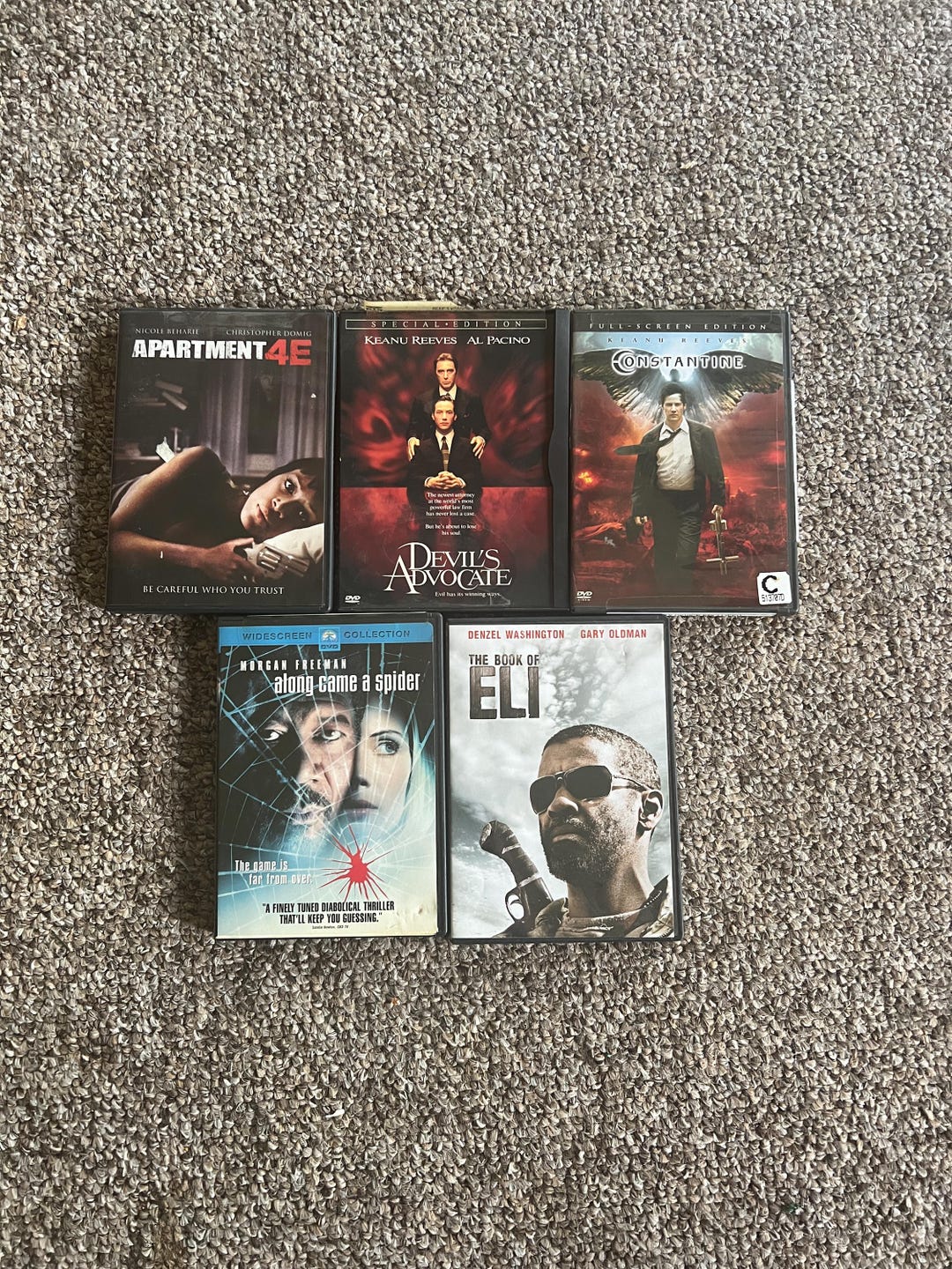 Horror Thriller DVD Bundle of 5 Constantine, Devil's Advocate - Etsy