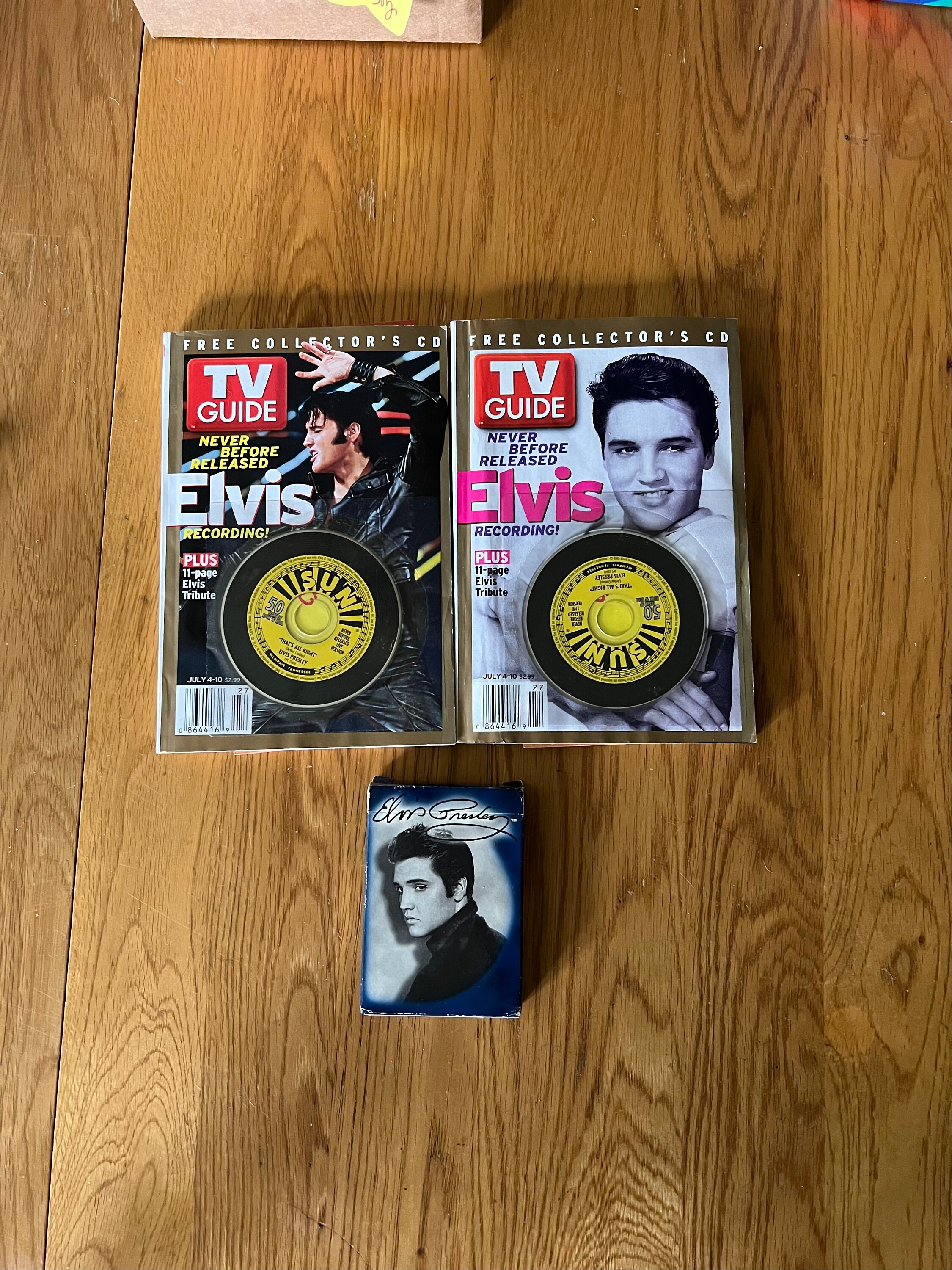 Vintage Elvis Presley Collectibles 2 TV Guides With a Free Cds - Etsy