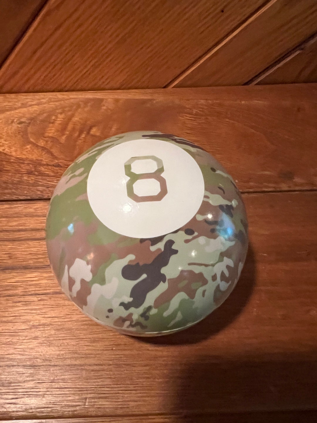Magic Eight Ball Fortune Telling Toy Made by Mattel Camouflage Pattern ...