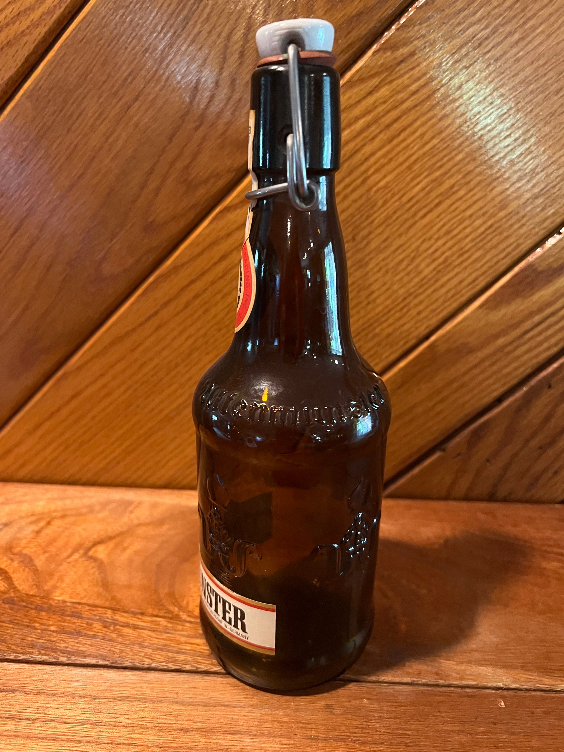 Vintage Beer Bottle Altenmunster Brauer Bier Brown Glass - Etsy