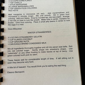 Vintage Cookbook Spiral Bound 1980s Pennsylvania Compilation of Recipes ...