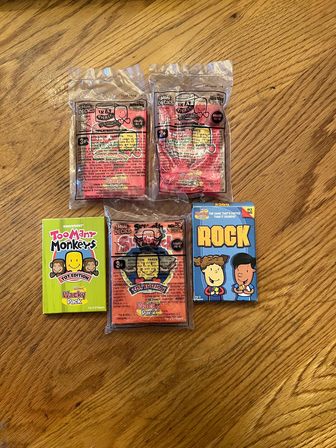 Vintage Sonic Drive in Wacky Pack Meal Kids Card Games Lot of 5 - Etsy