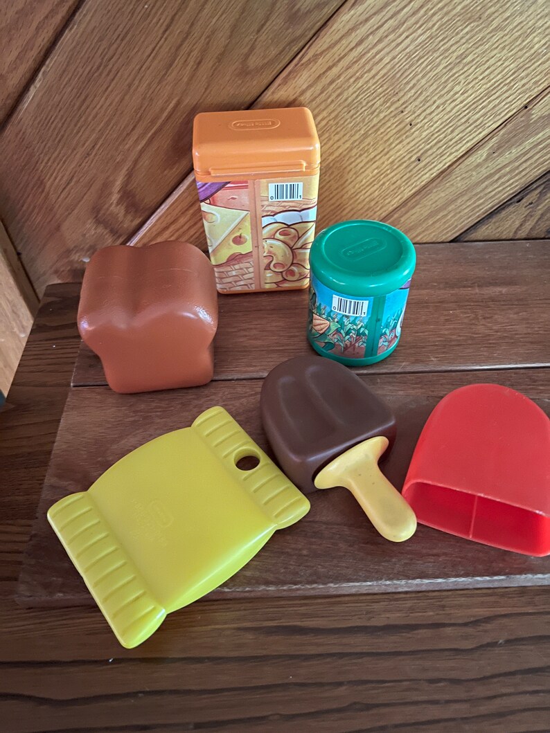 Vintage Little Tikes Play Food Lot of 5 Pretend Kitchen Food Ice Cream ...