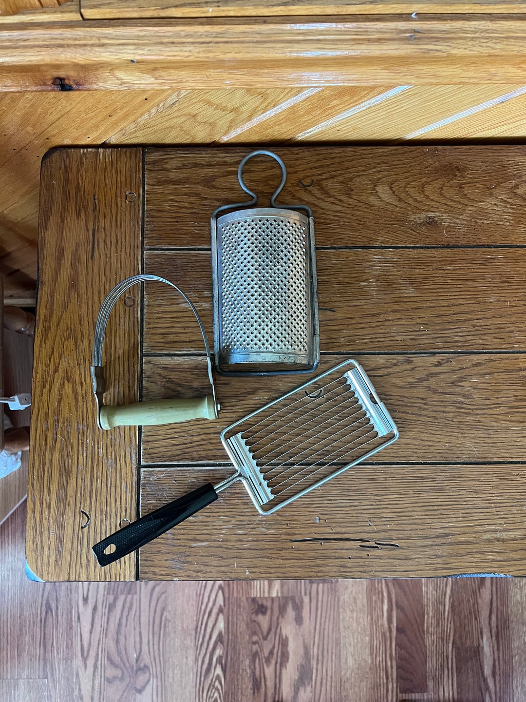 Vintage Retro Farmhouse Kitchen Decor Gadgets Potato Masher Cheese ...