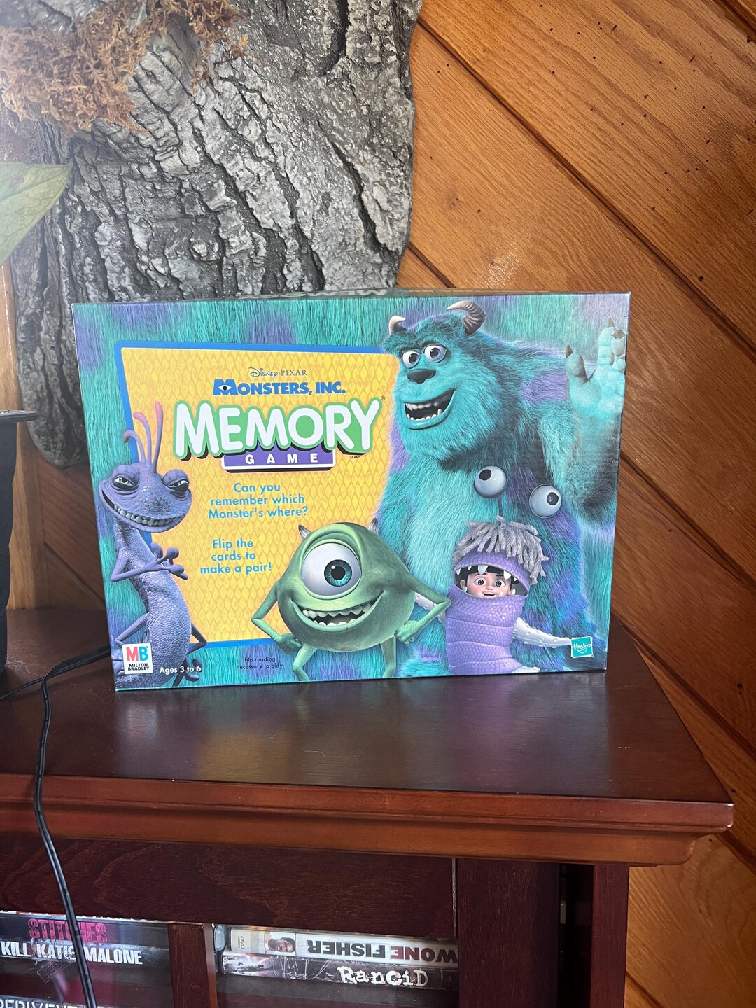 Vintage Monsters Inc. Memory Game 2001 Milton Bradley Disney Pixar 2 ...