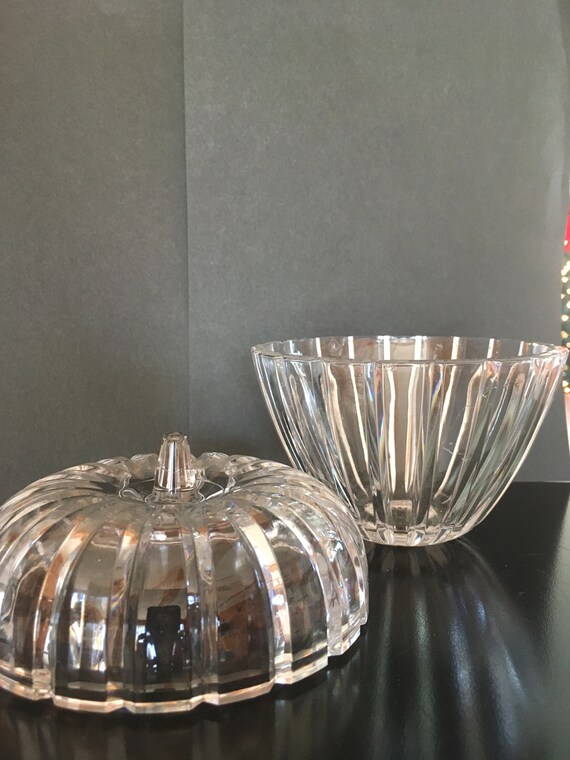Collectibles Memorabilia Lead Crystal Apple Shaped Candy Dish etna.com.pe