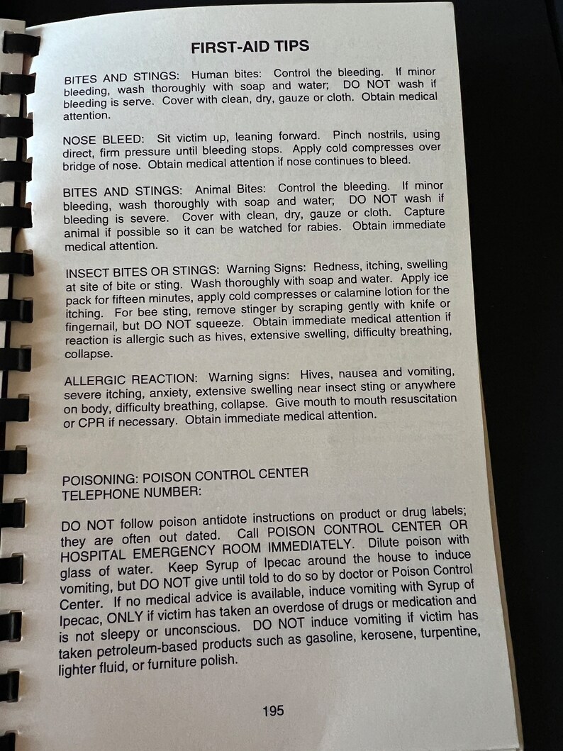 Vintage Cookbook Spiral Bound 1980s Pennsylvania Compilation of Recipes ...