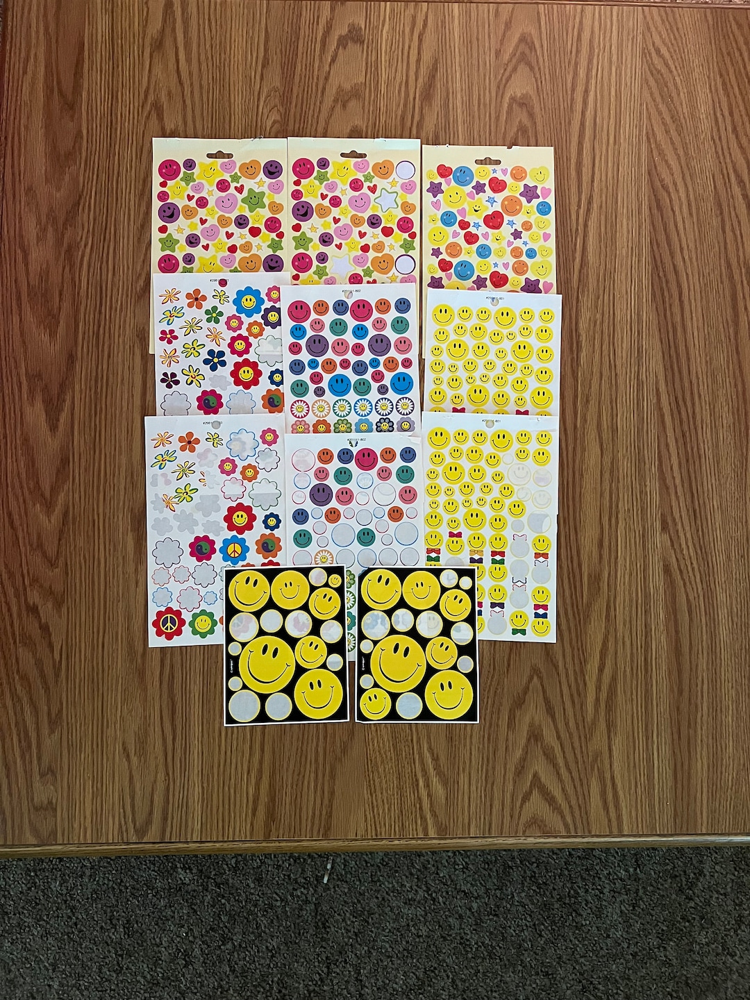 Vintage Smiley Face Stickers Retro - Etsy