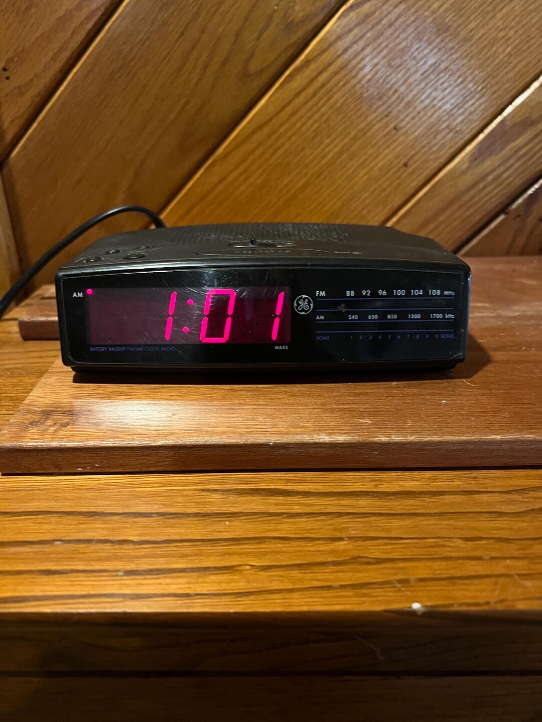 Vintage GE Digital Alarm Clock Radio Model No 7-4815A With Battery ...