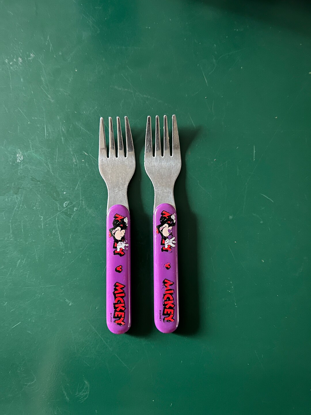Vintage Mickey Mouse Children's Forks Set of 2 Stainless Steel 1990s - Etsy