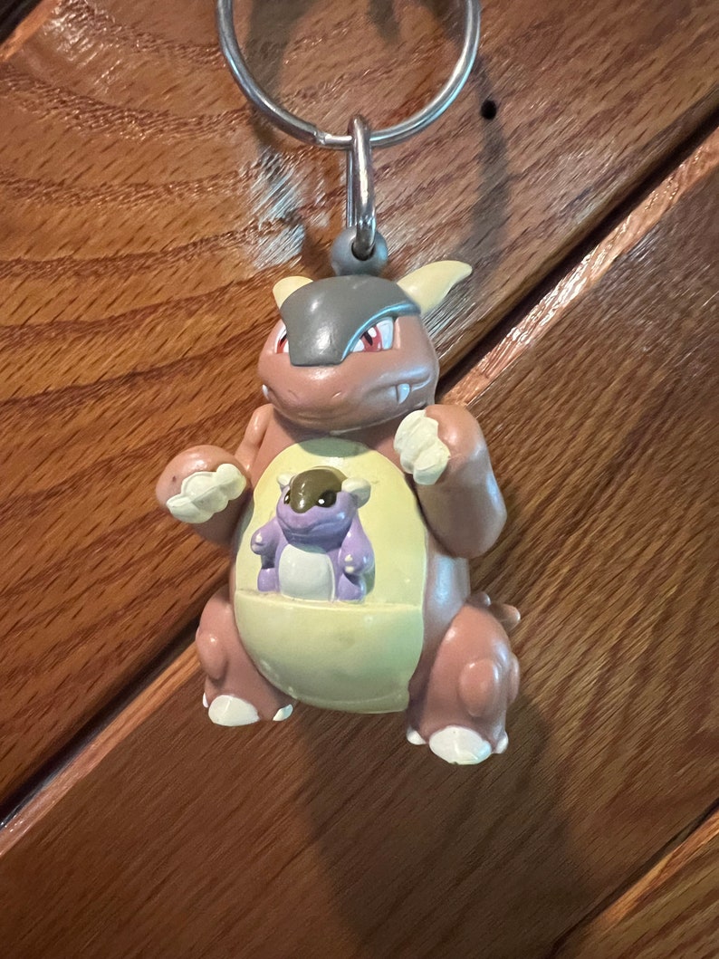 Pokemon KANGASKHAN 1999 Burger King Toy Keychain Figure - Etsy