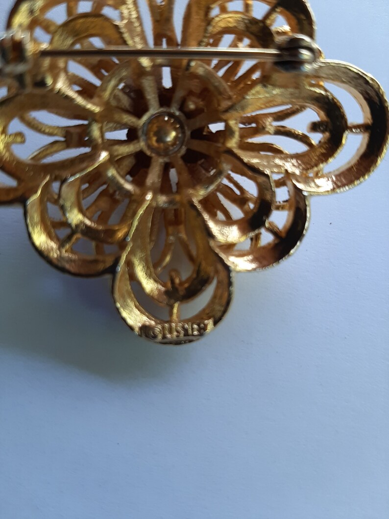 Vintage Signed Brooch - Etsy