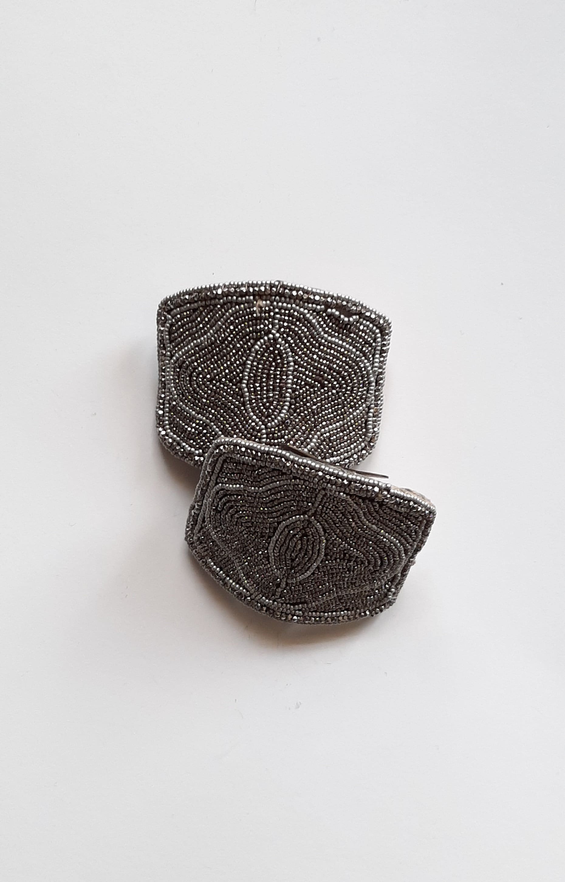 Early 1900's Beaded Shoe Clips - Etsy