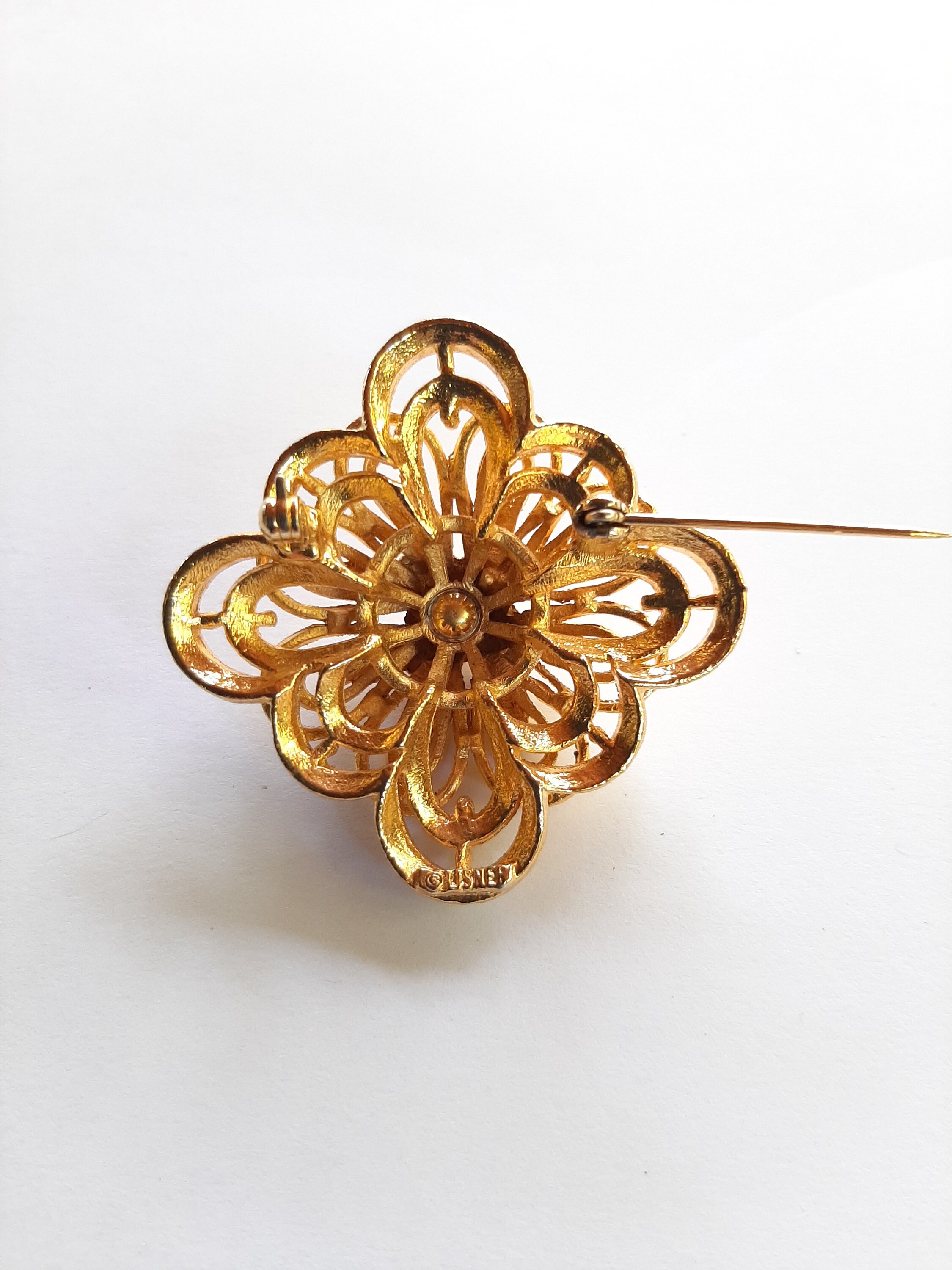 Vintage Signed Brooch - Etsy