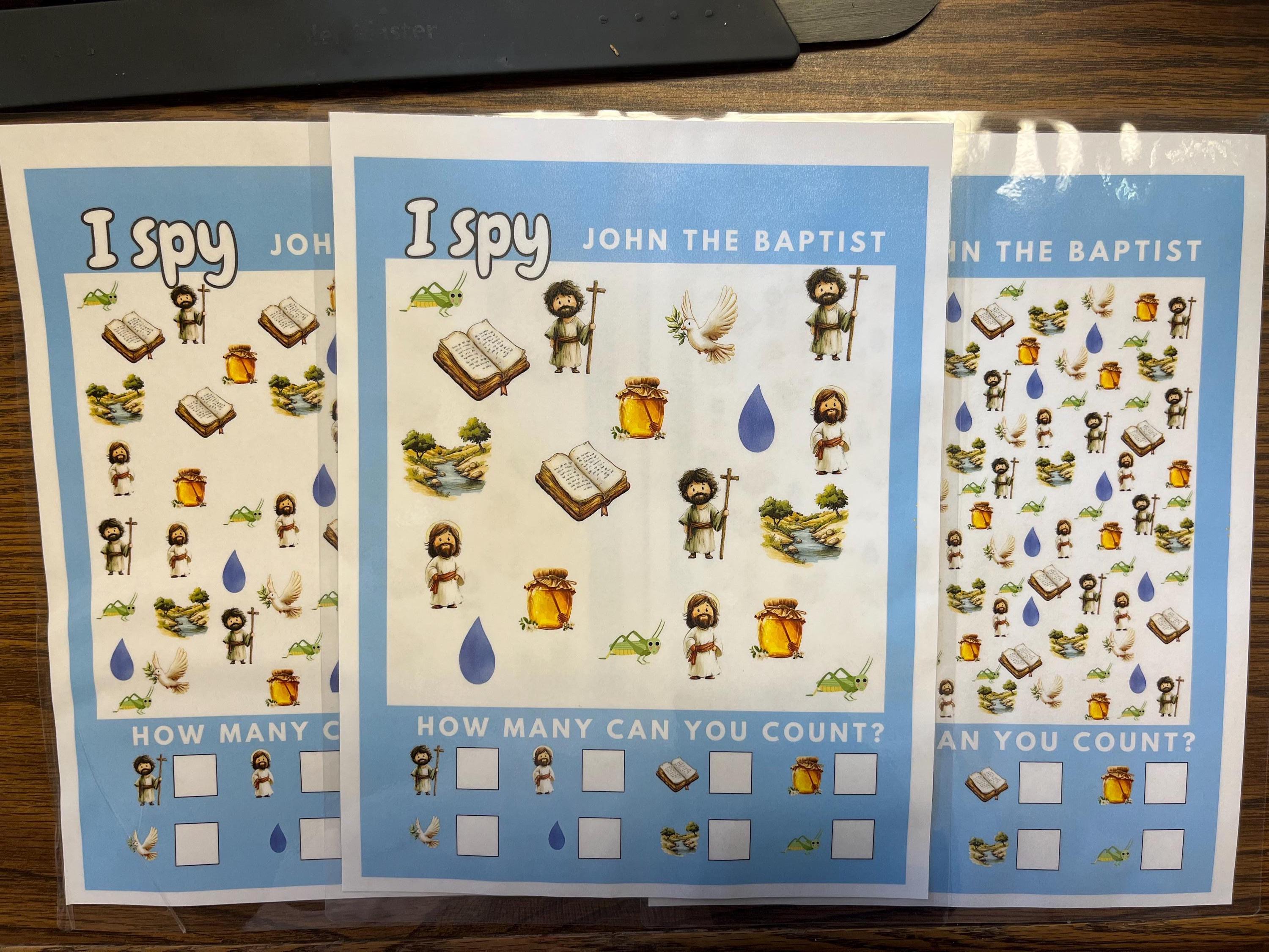 Joseph- Faith I Spy Printable | Bible-themed Activity Pages | Christian ...