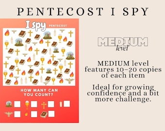 Catholic Saints I Spy Church Busy B Ag Sunday School VBS Activity Sheet ...