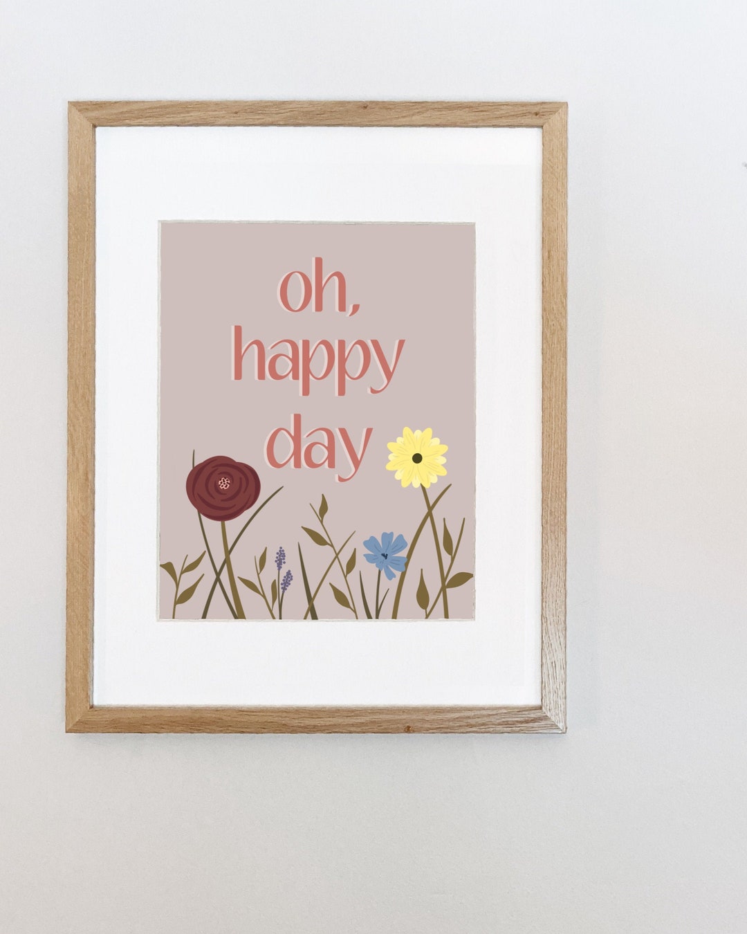 Oh, Happy Day Digital Print | Printable Download - Etsy
