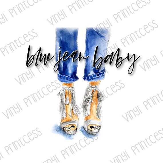 Blue Jean Baby PNG Digital Download Sublimation File - Etsy