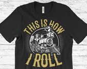 Train T-shirt Train T Shirts Railroad Shirt Train Tshirt - Etsy