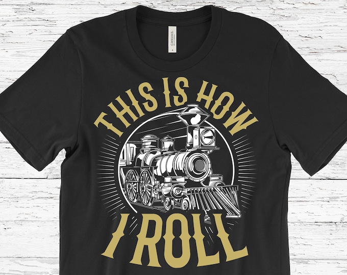 Train T-shirt, Train T Shirts, Railroad Shirt, Train Tshirt, Train ...