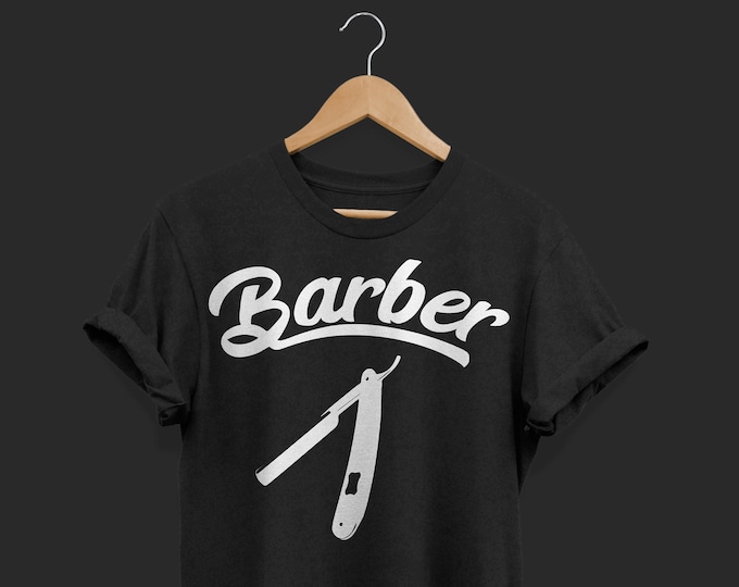 Barber T-shirt, Barber Tshirt, Barber Tee, Funny Barber T Shirt, Get ...