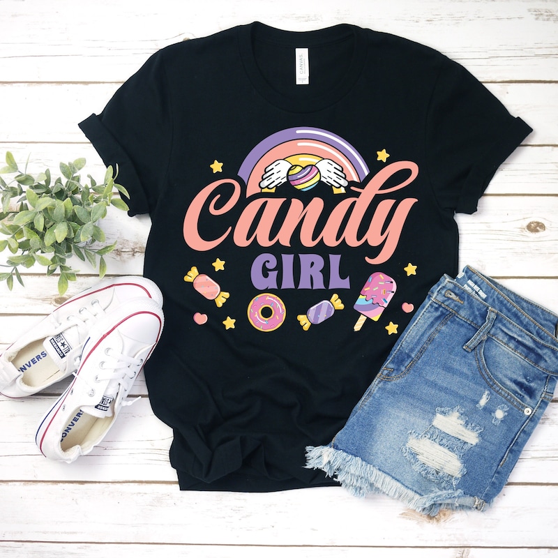 Candy Girl Tshirts - Etsy UK