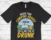 RV Camping Vintage Retro Funny 5th Wheel Motorhome Camper | Etsy