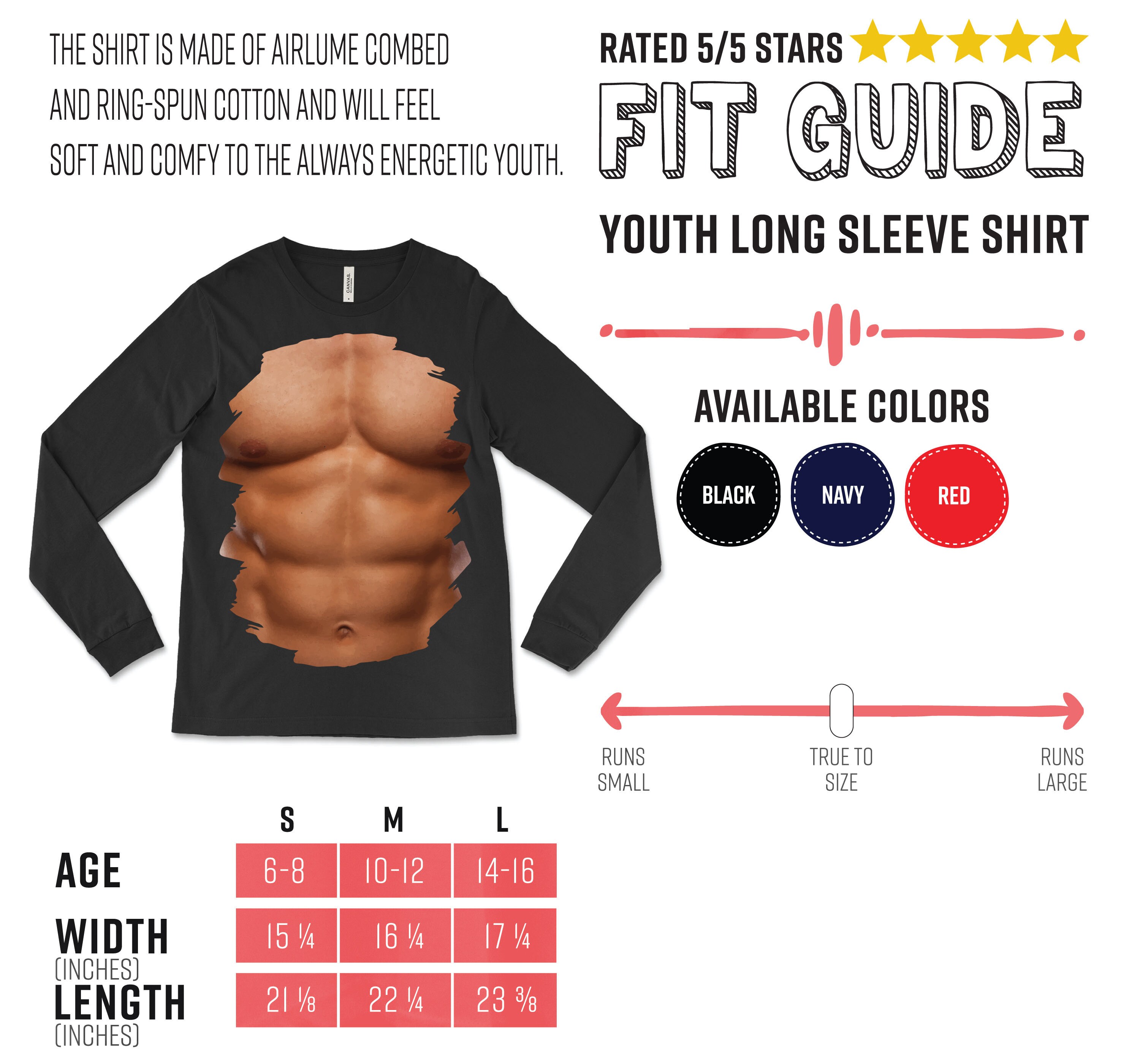 Chest Six Pack Muscles Bodybuilder T-shirt, 6 Abs Gym Funny Present ...