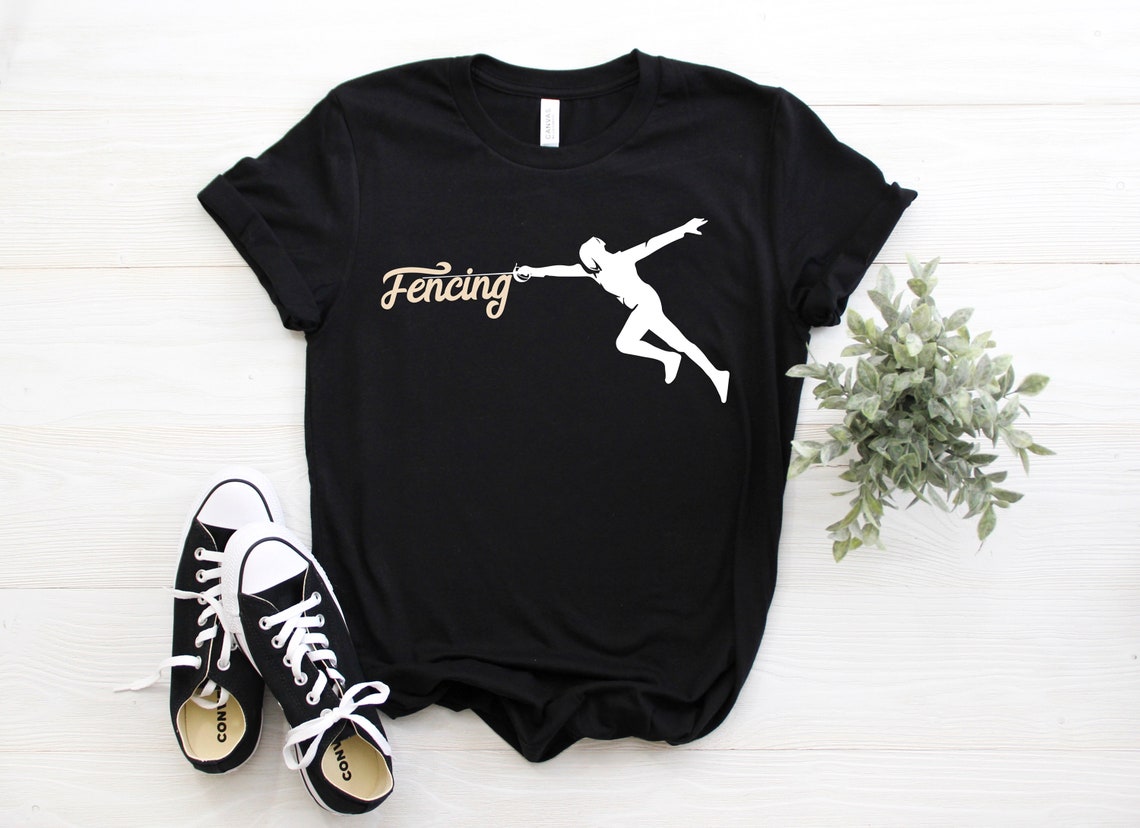 Fencing Sport Epee Foil Saber Lover Fencer Gift T-shirt, Funny Practice ...