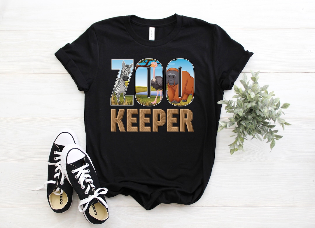 Zookeeper Costume African Savanna Zoo Keeper Animals Lover T-shirt ...