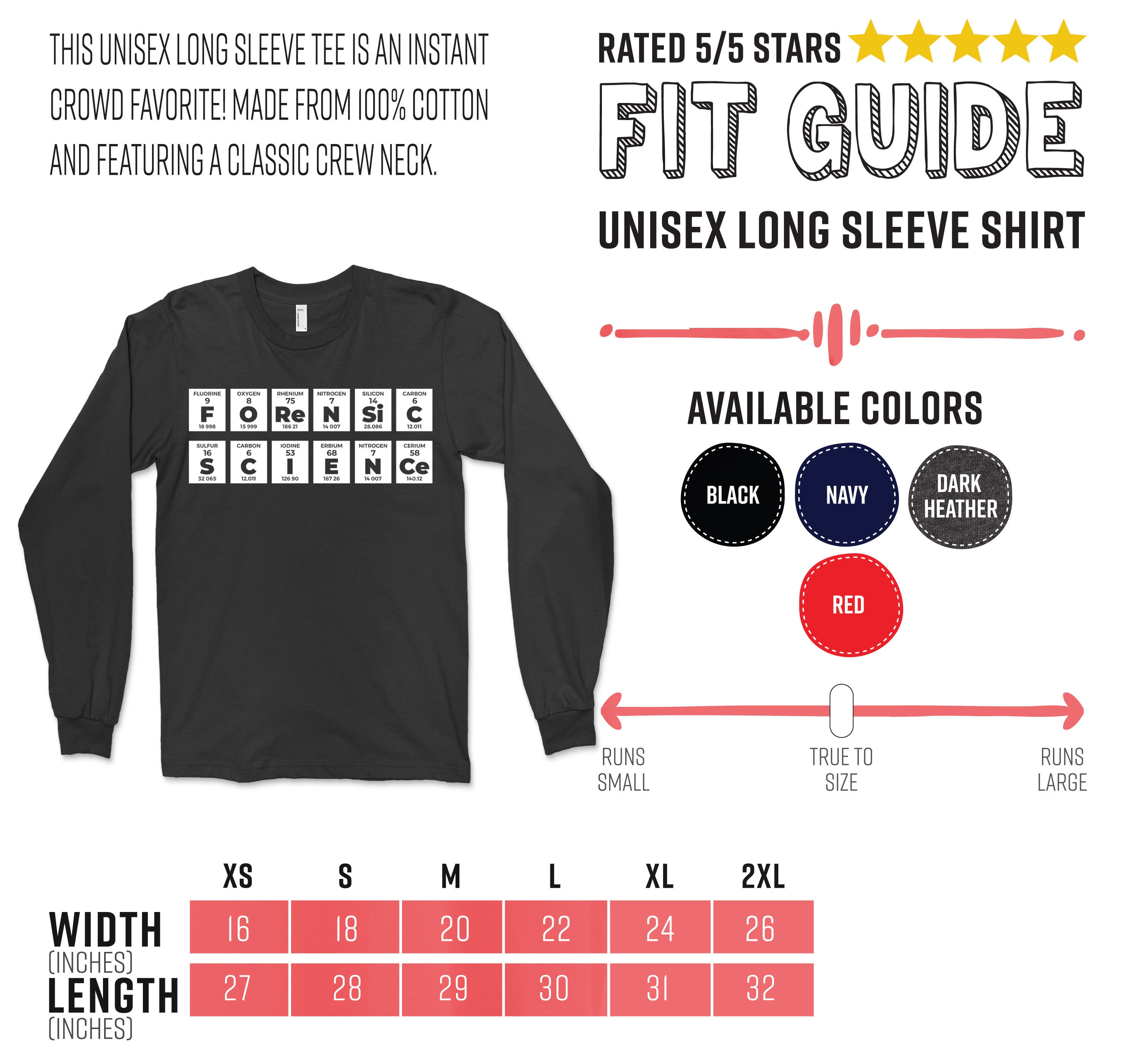 Forensic Science Periodic Table T-shirt Crime Scene Evidence - Etsy