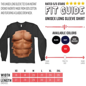 Chest Six Pack Muscles Bodybuilder T-shirt, 6 Abs Gym Funny Present ...