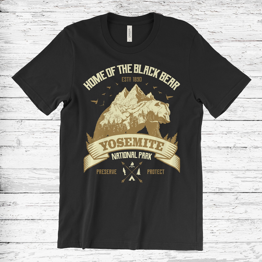 Yosemite National Park T-shirt, Vintage Yosemite Shirt, Yosemite Tshirt ...