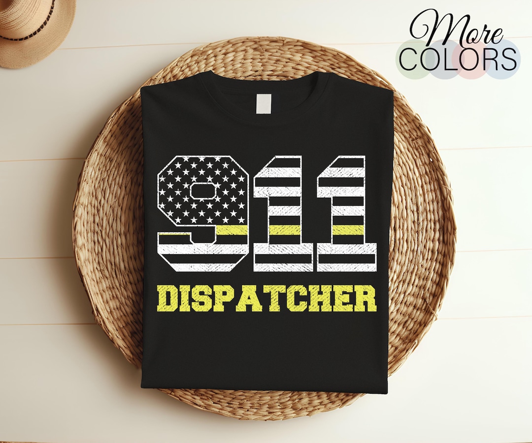 911 Dispatcher Dispatch T-shirt, American Flag Gift, Operators, First ...