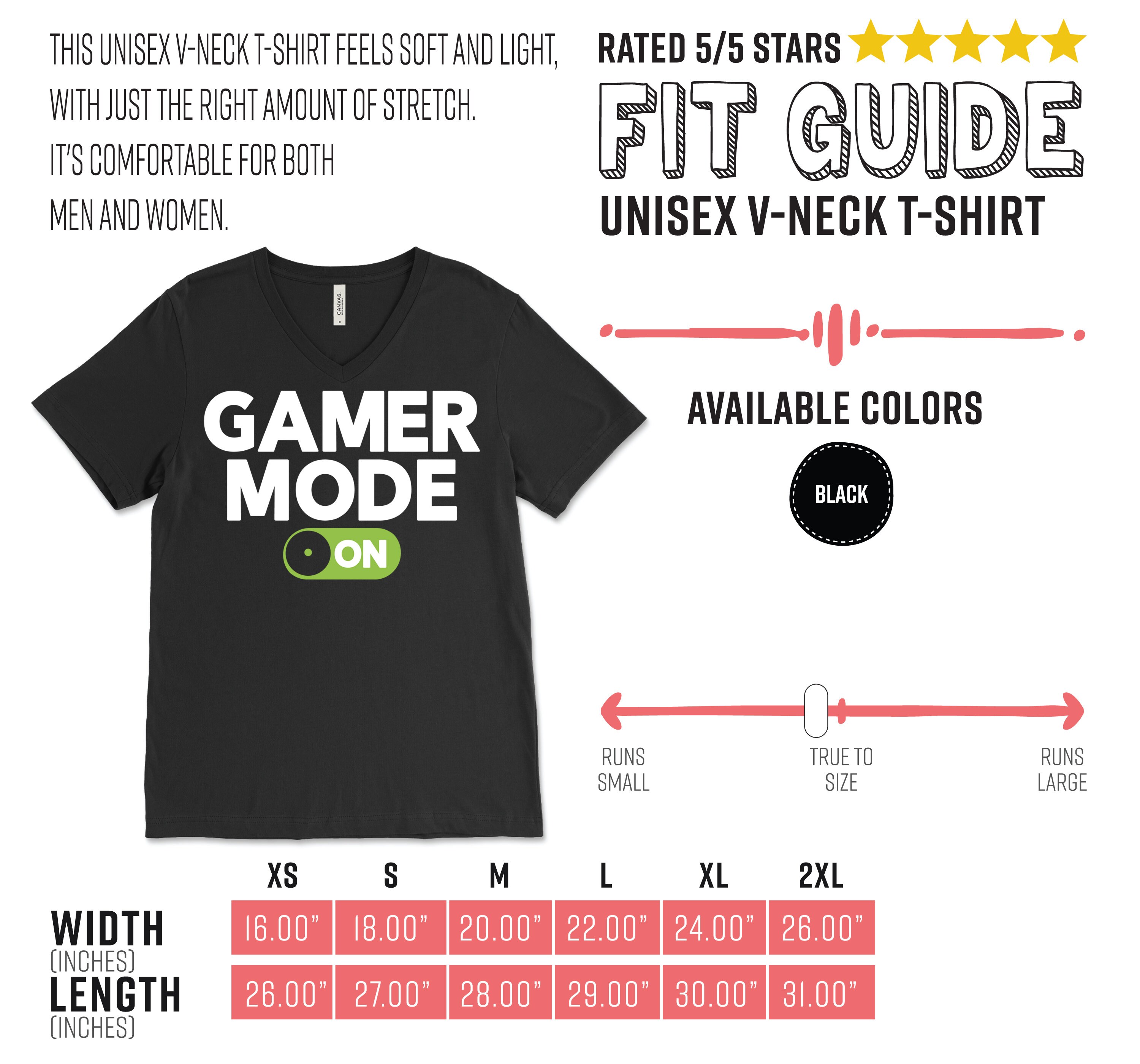 Gamer Mode Gaming Shirt, Video Game Tee, Playing Games Lovers, Gamers ...