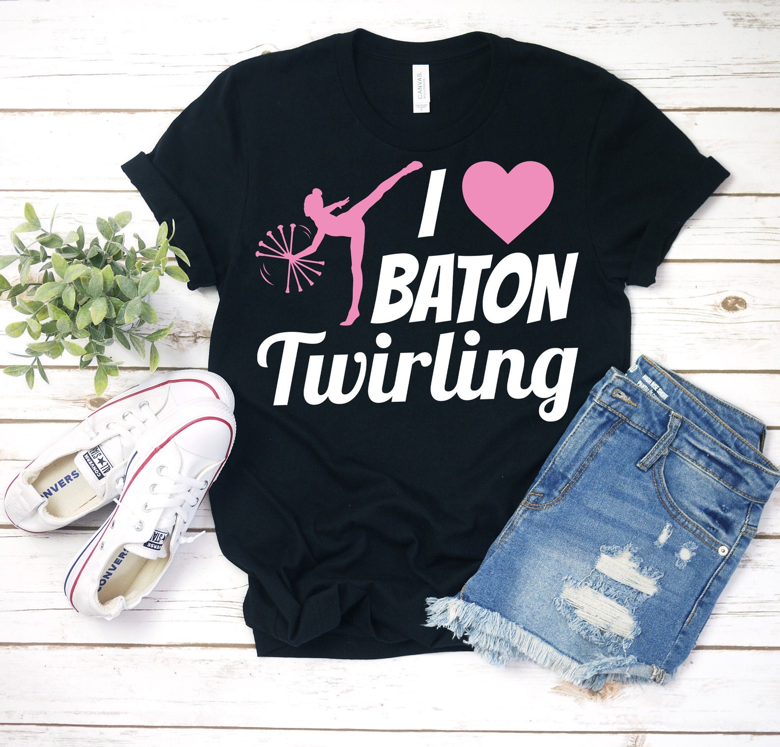 Baton Twirling T-Shirt Rhythmic Gymnastics Performer Gift | Etsy