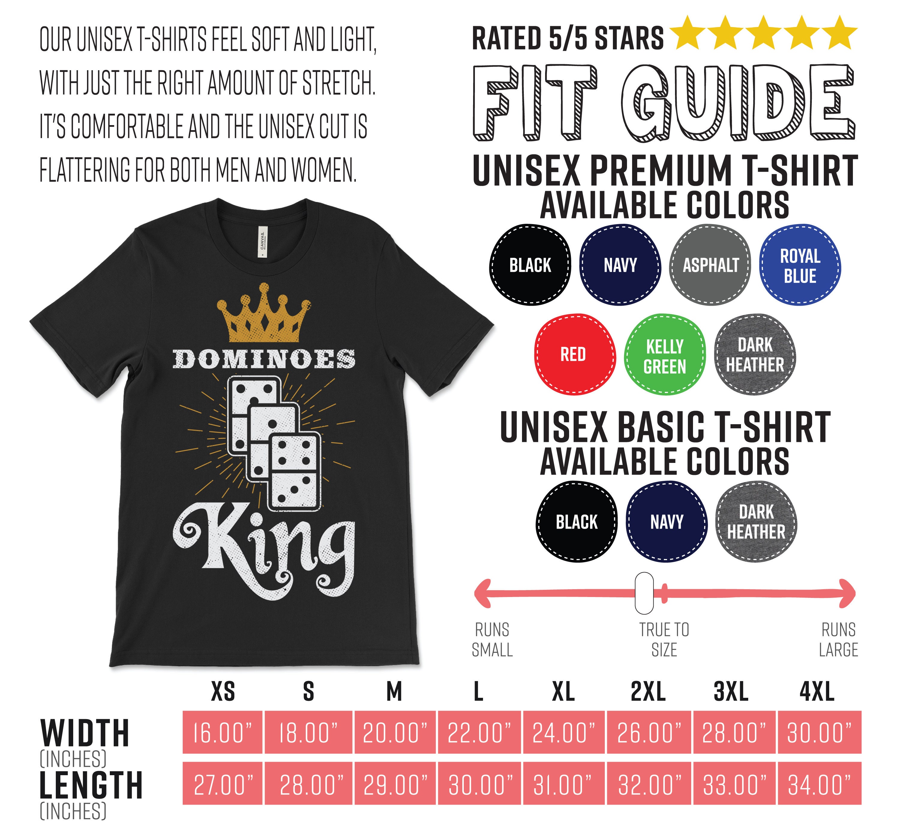 Dominoes King Domino Game Lover T-shirt Player Gifts Funny - Etsy