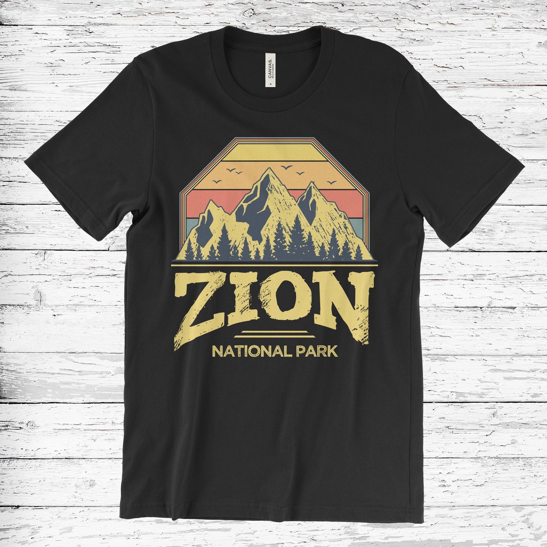 Zion National Park T-shirt, Vintage Zion Park Tee, Zion Park Gifts ...