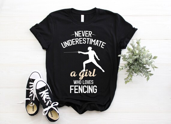 Fencing Sport Epee Foil Saber Lover Fencer Gift T-shirt Funny | Etsy
