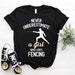 Fencing Sport Epee Foil Saber Lover Fencer Gift T-shirt Funny | Etsy