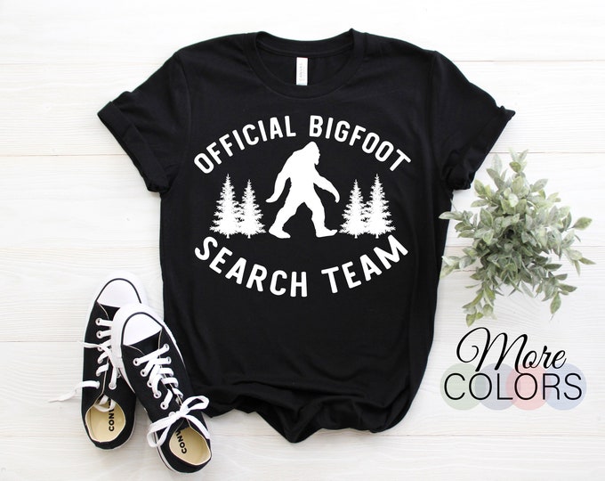 Bigfoot T-shirt, Sasquatch Shirt, Bigfoot, Bigfoot Gift, Funny Bigfoot ...