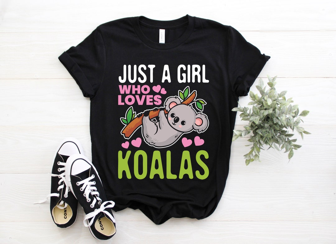 Koala Vintage Retro Animal Lovers Gift T-shirt, Cute Adorable Australia ...