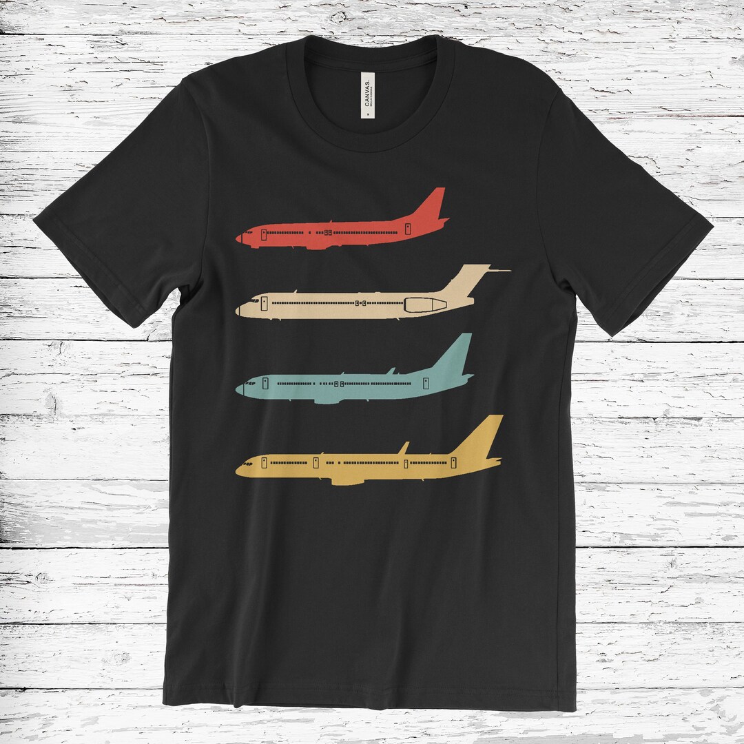 Pilot Vintage T-shirt, Gift for Pilot, Funny Pilots Shirt, Airplane ...